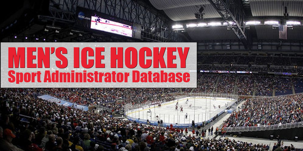 D1.tickerMen’s Ice Hockey Sport Administrator Database - D1.ticker