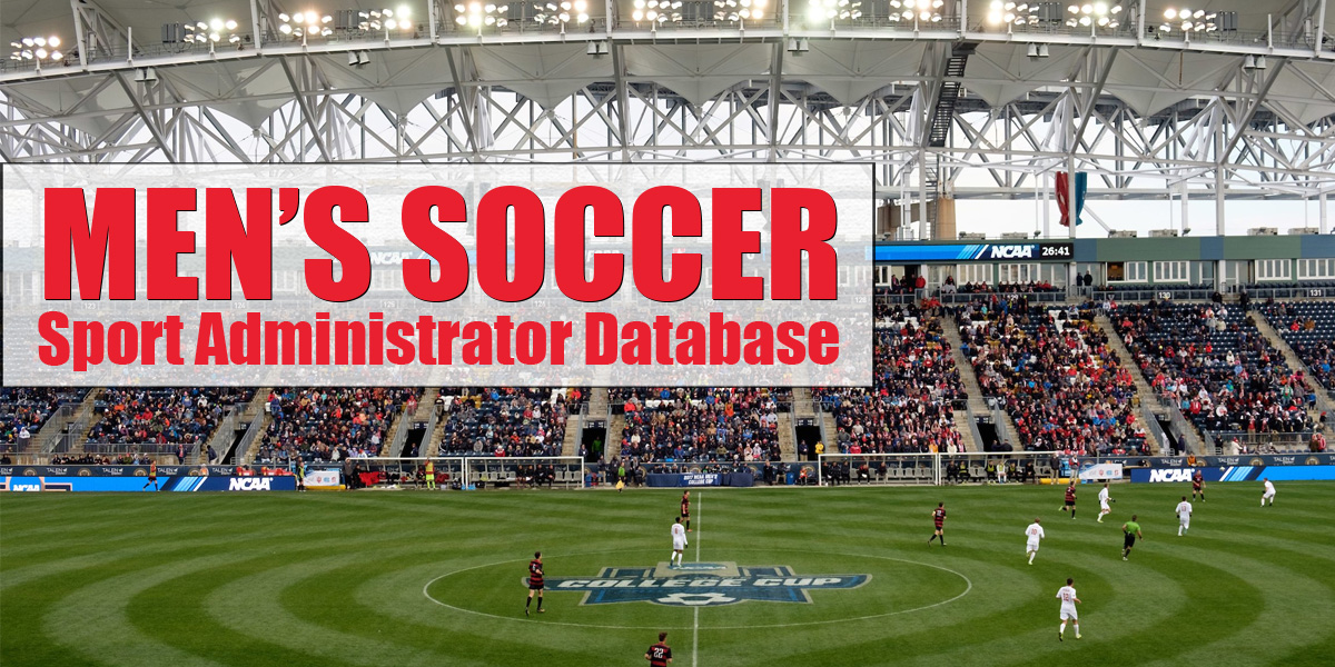 Men’s Soccer Sport Administrator Database | College Athletics News | D1 ...