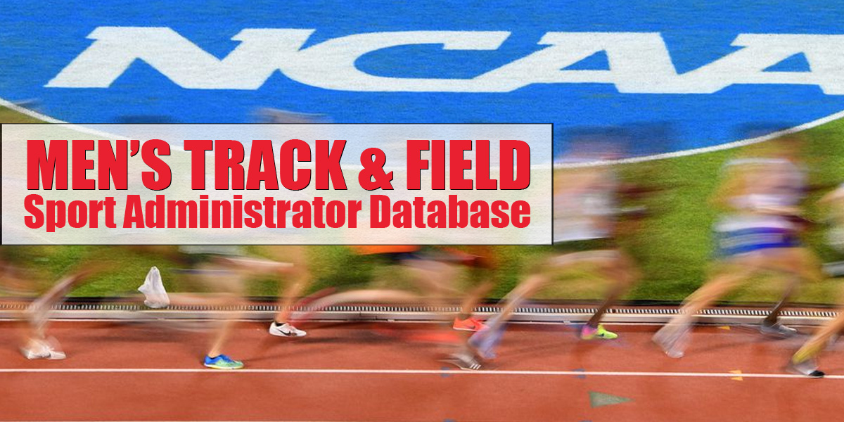 Men’s Track & Field Sport Administrator Database - D1.ticker